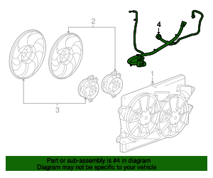 22810669 - Engine Cooling Fan Wiring Harness 2013-2020 GM | Gateway ...
