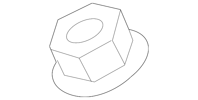 2015-2024 Porsche Stabilizer Link Nut N-102-723-02 | Sunset Porsche Parts