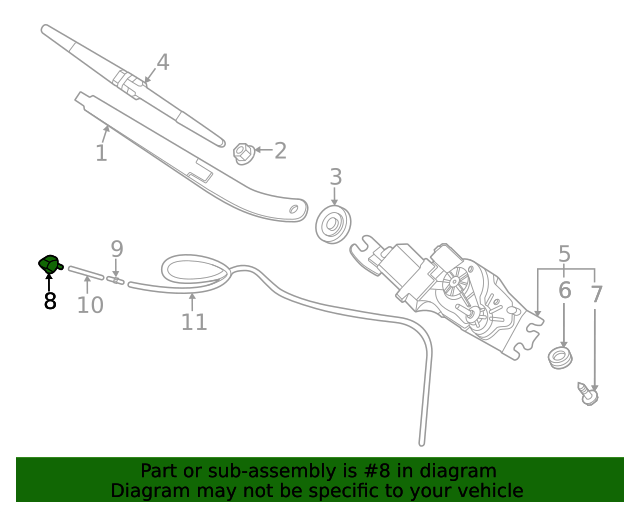 98931-P2100 - Nozzle Assembly - 2021-2024 Kia Sorento | Kia Auto Parts
