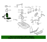1997-2006 Toyota Fuel Pump 23221-0A030 | Toyota Parts Center
