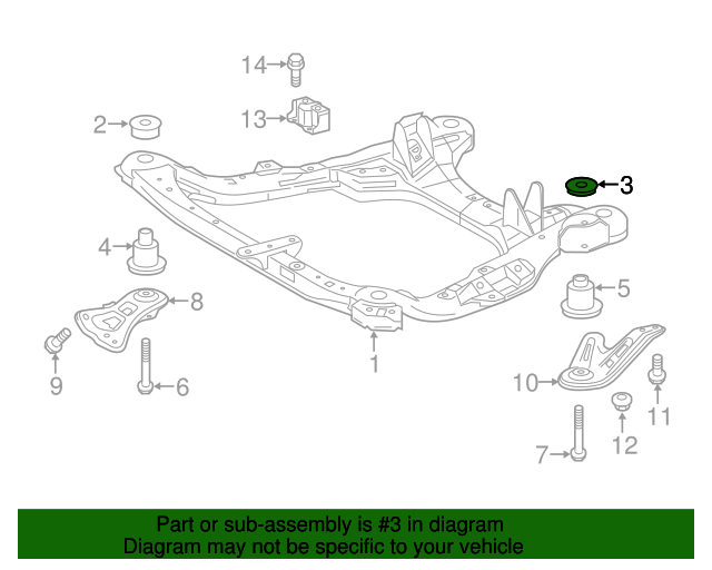 52216-06030 - Engine Cradle Stopper - 2001-2020 Toyota | OEM Genuine ...