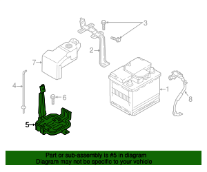 2017-2022 Hyundai Ioniq Battery Tray 37150-G2000 | QuirkParts