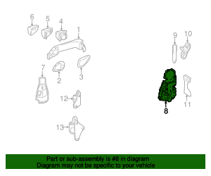251-720-14-35 - Lock Actuator 2009-2012 Mercedes-Benz | Mercedes-Benz ...