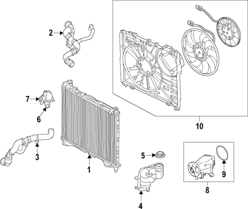 Cooling System for 2017 Land Rover Discovery | OEM Parts Online