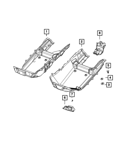 Carpets, Floor Mats, Load Floor, and Silencers for 2023 Dodge Durango ...