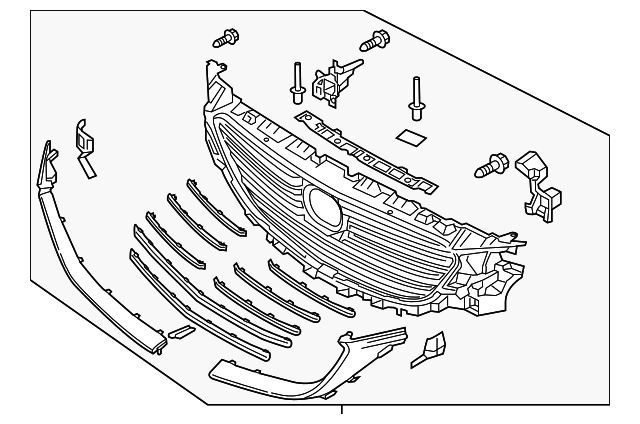 TK49-50-710J - Grille Assembly - 2016-2020 Mazda CX-9 | Werner Mazda Parts