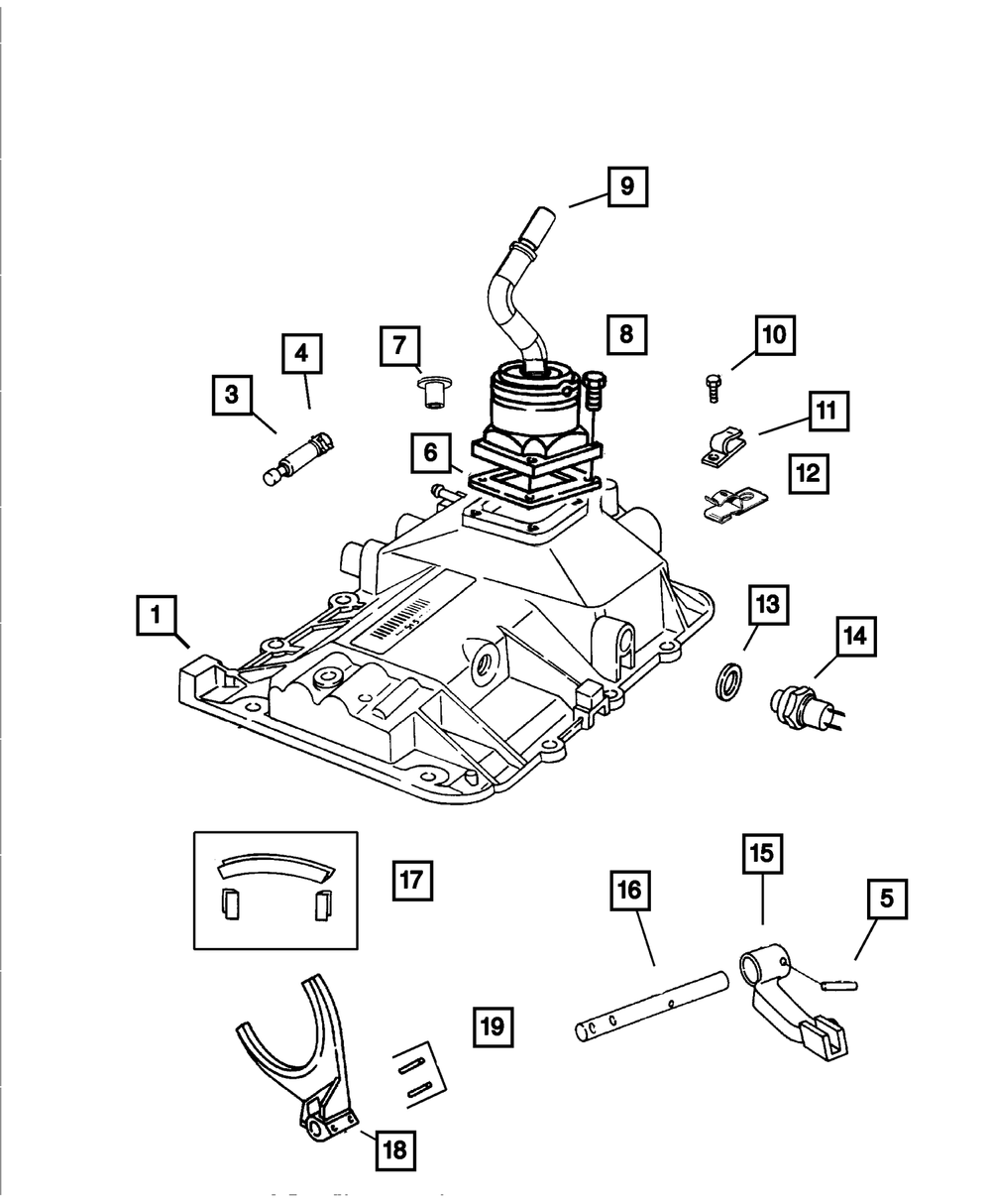 2001-2005 Dodge Back Up Lamp Switch 56007270 | TascaParts.com