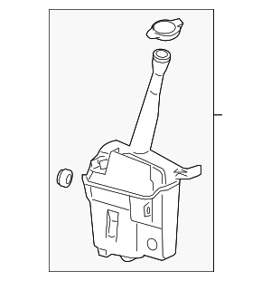 85315-02111 - Washer Reservoir - 2003-2008 Toyota | OEM Genuine Toyota ...