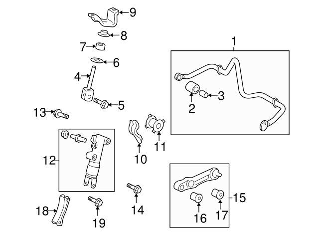 2008-2021 Toyota Land Cruiser Mount Bolt 91552-C1270 | Toyota Parts Center