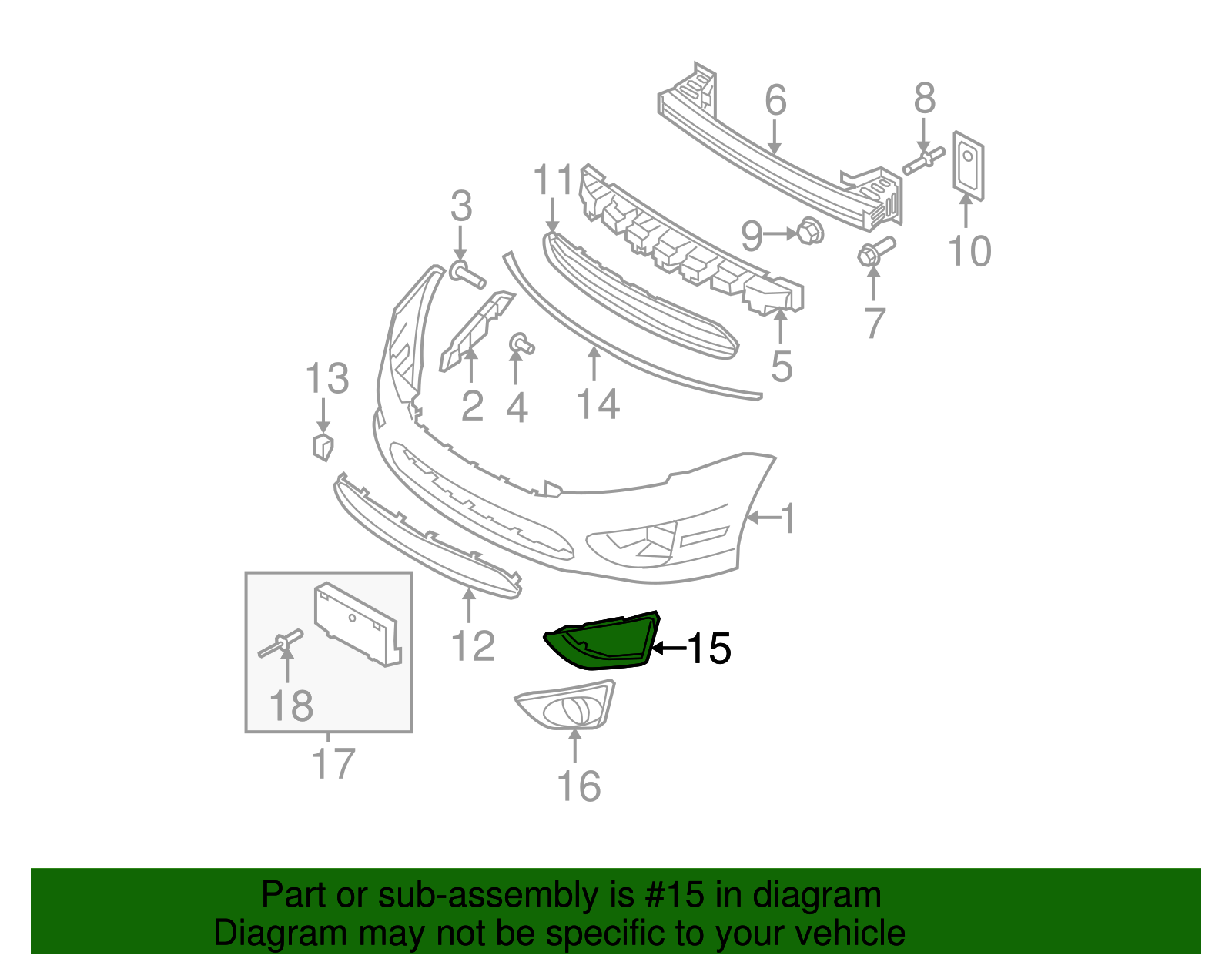 Genuine OEM Ford Part - Bezel AE5Z-17E810-EA | Genuine OEM Ford Parts ...