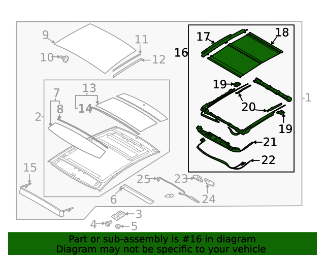 2021-2024 Genesis G80 Rail Assembly 81650-T1000-NNB | QuirkParts