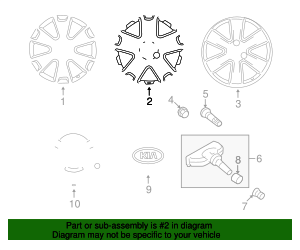 52910-2J250 - Wheel, Alloy 2009 Kia Borrego | Kia.Parts Store