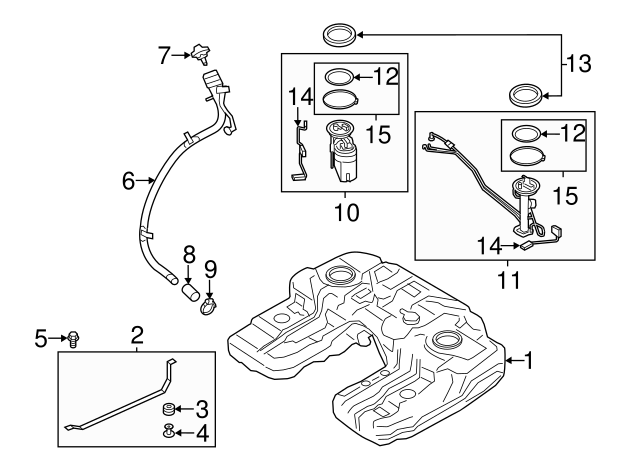 16117324296 - 2009-2018 BMW X5 Fuel Pump (16-11-7-324-296) | BMW of ...