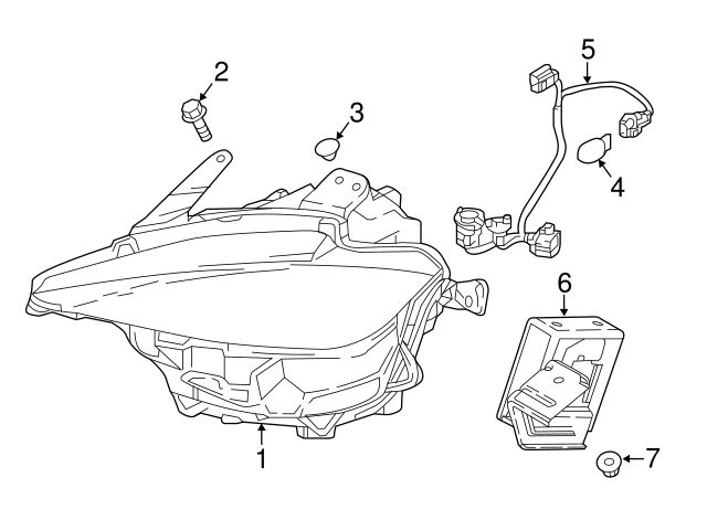 B092-51-833 - Headlamp Assembly Rivet - 1993-2024 Mazda | Mazda Swag