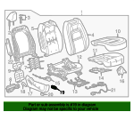 2015-2022 GM Front Seat Adjuster Switch 22901973 GM | GMPartsDirect.com
