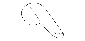2015-2022 GM Jet Black Driver Seat Recliner Handle 84401236 GM ...