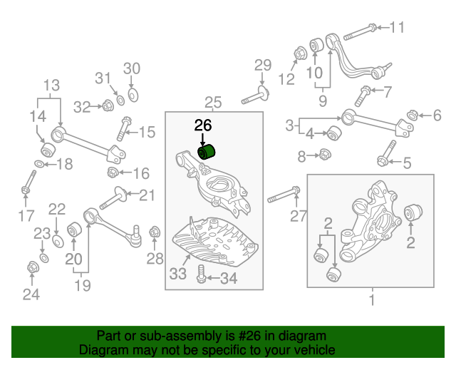 2015-2020 Hyundai Suspension Control Arm Bushing 55218-B1000 | OEM ...