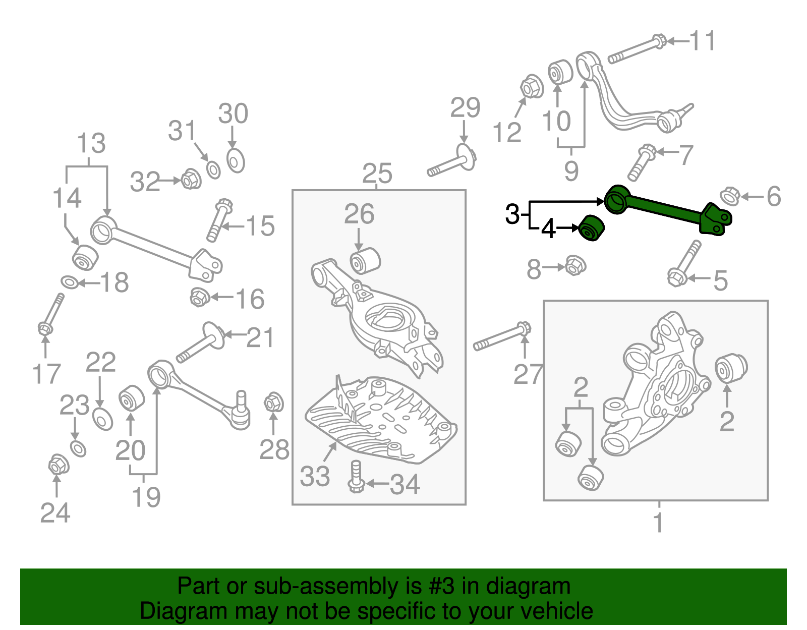 Hyundai - 55100-B1000 - Ft Upper Control Arm - 2015-2020 Hyundai | OEM ...