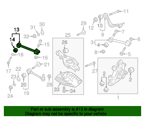 2018-2020 Genesis G80 Arm Assembly Rear Trailing Arm 55270-B1300 | OEM ...