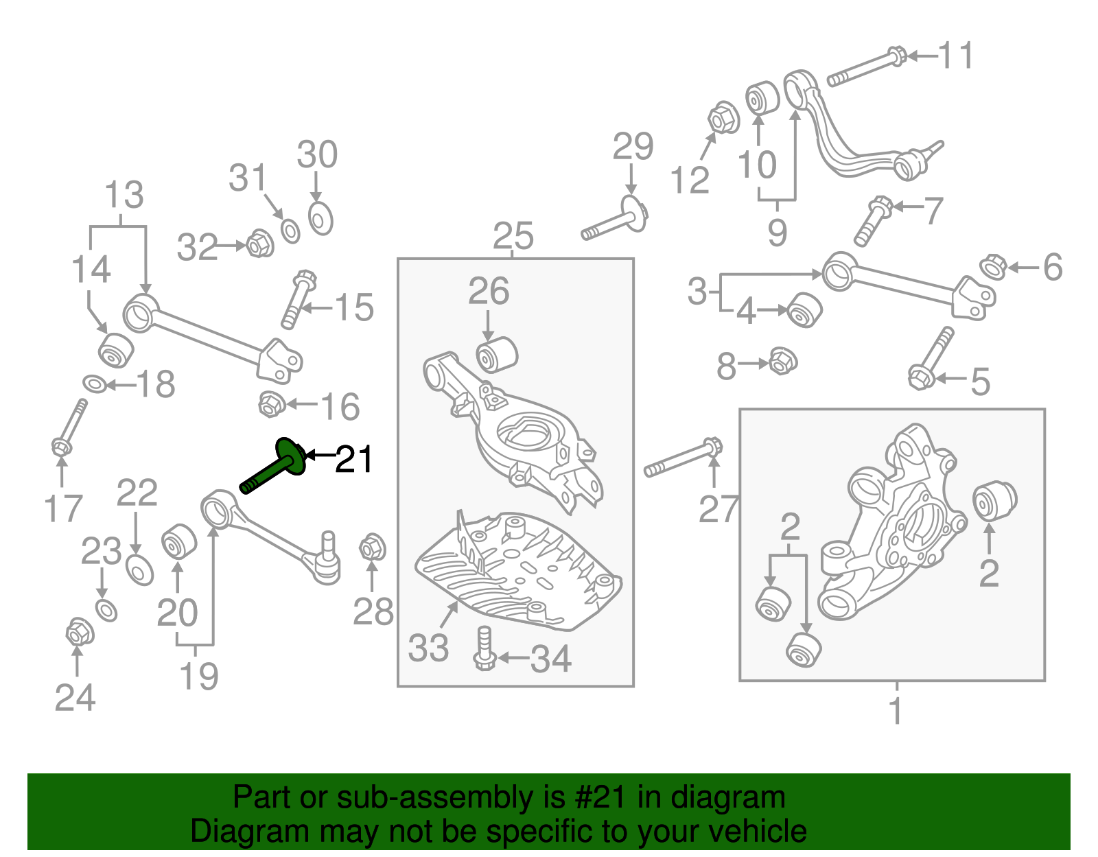55260-3M000 - High-Quality Lateral Arm Adjust Bolt for 2010-2025 ...