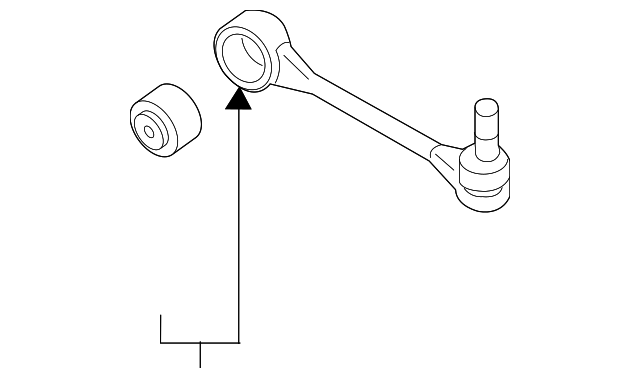 Hyundai - 55250-B1100 - Lateral Arm - 2015-2020 Hyundai | OEM Hyundai ...