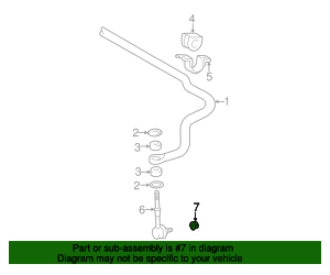 1995-2024 Toyota Suspension Stabilizer Bar Link Nut 90179-12141 ...