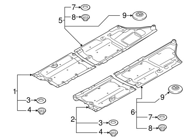 2016-2018 Kia OEM NEW 16-18 Kia Optima Right Side Floor Front Under ...