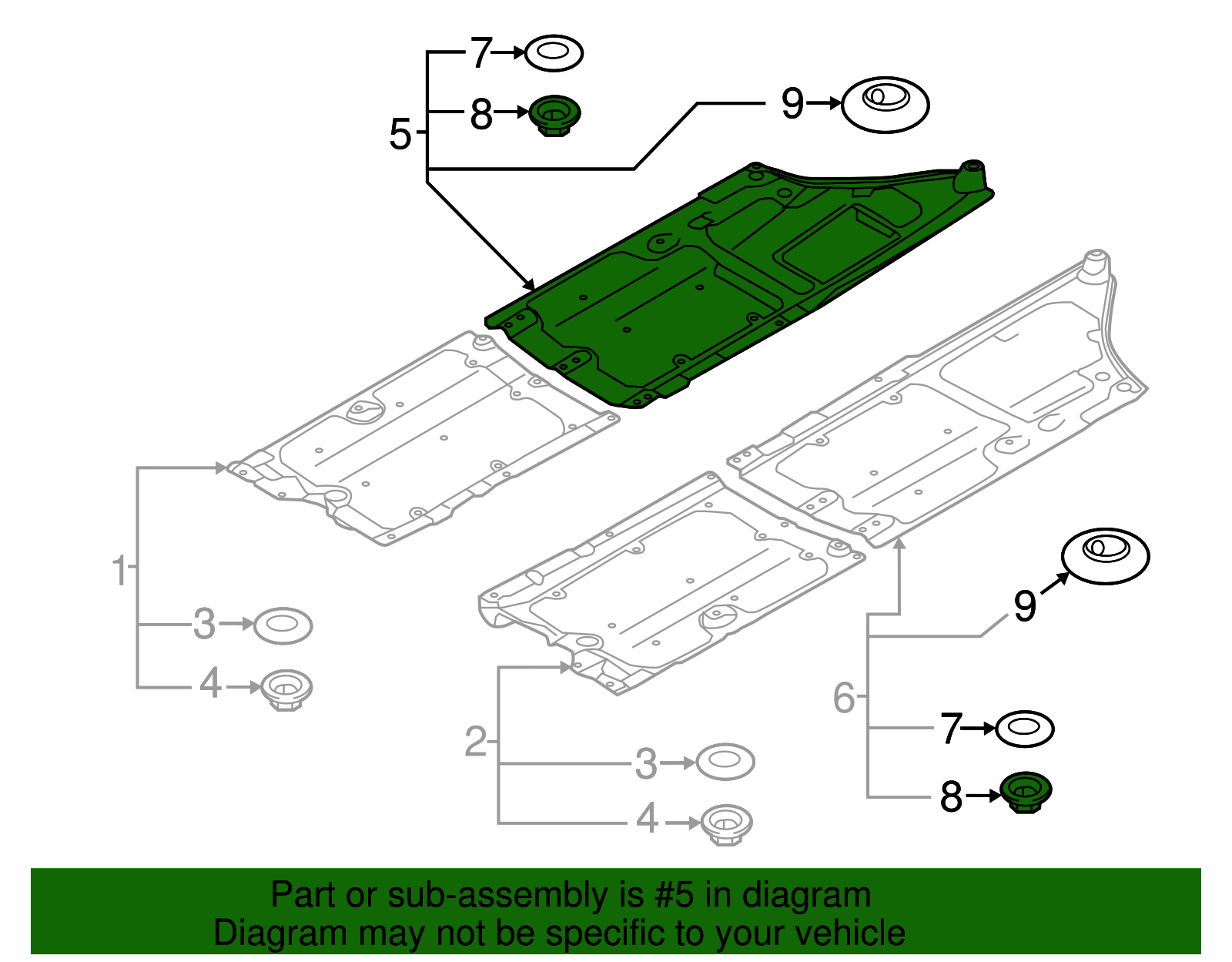 84147-D5500 - Rear Cover 2019-2020 Kia Optima | Kia.Parts Store