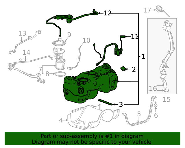 Tank 42854460 | OEM Parts Quick