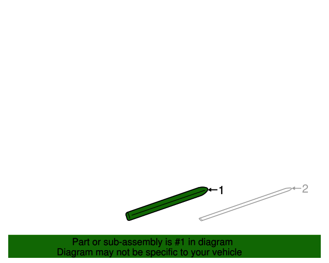 207-698-01-62 - Body Side Molding 2010-2017 Mercedes-Benz | Mercedes ...