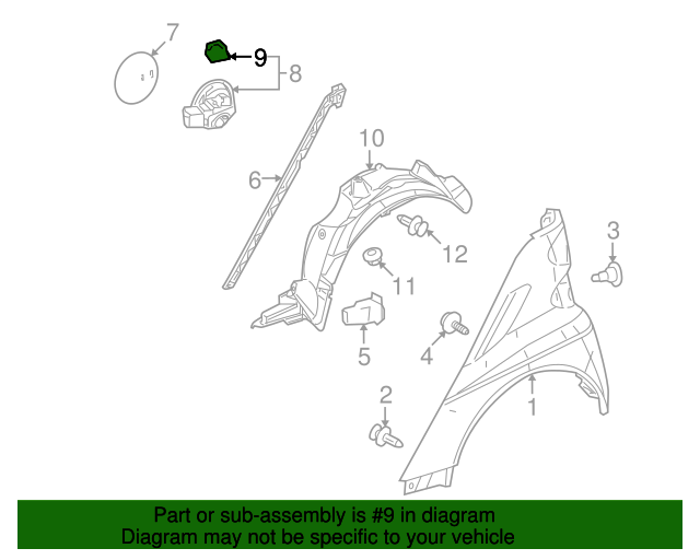 4518200097 - Lock Actuator 2008-2015 Smart Fortwo | Mercedes-Benz USA Parts