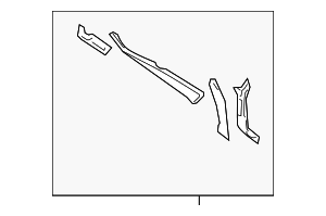 2009-2015 Toyota Venza Upper Trough 61628-0T900 | Toyota Parts Center