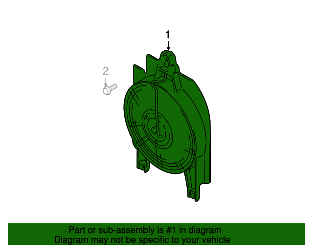 97730-FD000 - Fan Assembly 2001-2005 Kia Rio | Kia.Parts Store