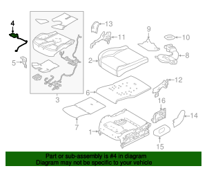 2014-2017 Land Rover Range Rover Sport Passenger Discriminating Sensor ...