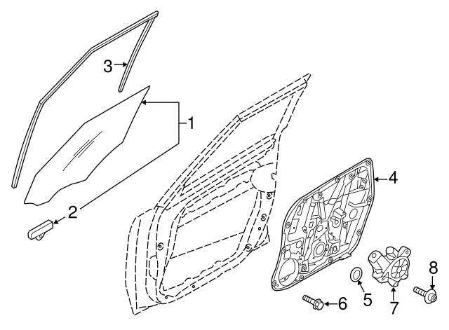 2014-2019 Kia Run Channel 82530-B2000 | OEM Parts Online