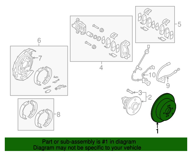 58411-1C800 - Rotor 2006-2011 Kia | Kia.Parts Store