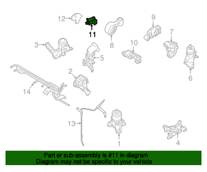 14955-9S00A - Vapor Canister Purge Solenoid 2009-2024 Nissan ...