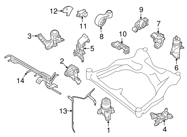 2009-2024 Nissan Solenoid Valve 14955-9S00A | QuirkParts