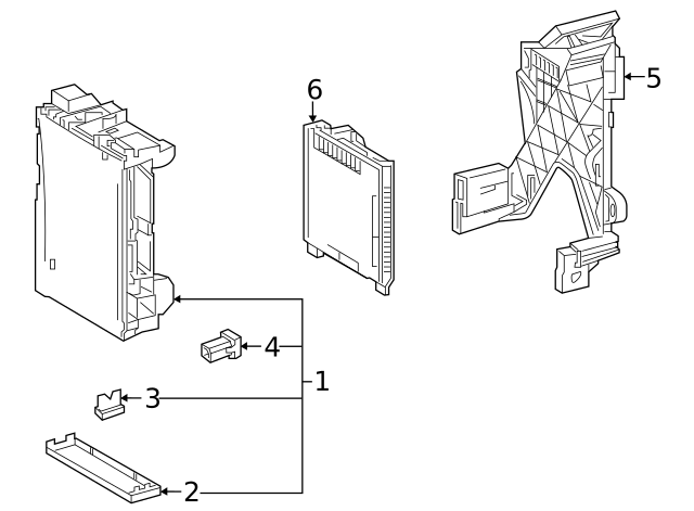 2021 Toyota Venza Body Control Module 89221-48620 | OEM Parts Online