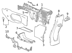 2022 Chevrolet Front Panel 42708010 | GMPartsDirect.com