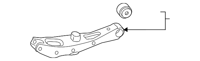 2019-2020 Buick Lower Control Arm 84449394 | TascaParts.com