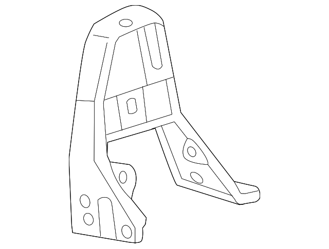 2016-2022 Chevrolet Spark Driver Side Front End Upper Tie Bar Support ...