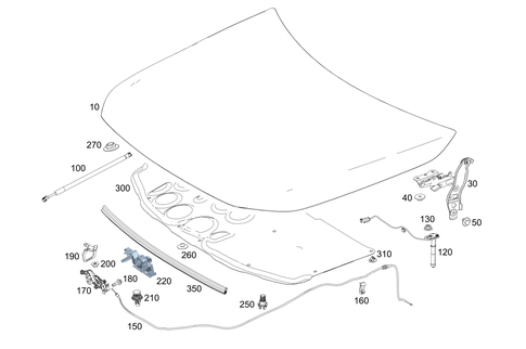 Engine Hood for 2021 Mercedes-Benz CLA250 | MB Parts Center