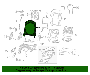 2018-2021 Jeep Wrangler Frame 68276610AK | TascaParts.com