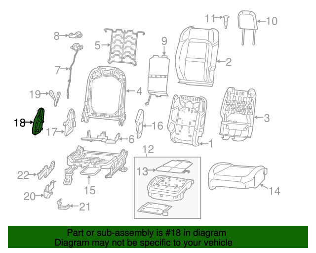2018-2023 Jeep Shield - Driver's Side (LH) 6FG49TX7AE | TascaParts.com