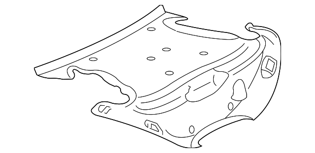 230-690-16-41-9C79 - Trunk Lid Trim 2003-2012 Mercedes-Benz | Mercedes ...