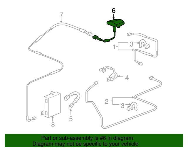 39150-SVA-A01ZJ - Antenna Assembly, XM *B537M* (Neutron Blue Metallic ...