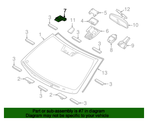 2014-2016 Kia Cadenza Humidity Sensor 97257-3V000 | Kia Parts Fast