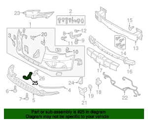 8V3-807-823 - Bumper Trim 2017-2020 Audi | Audi OEM Parts