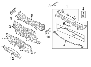 84124-A7000 - Insulator 2014 Kia | Kia.Parts Store